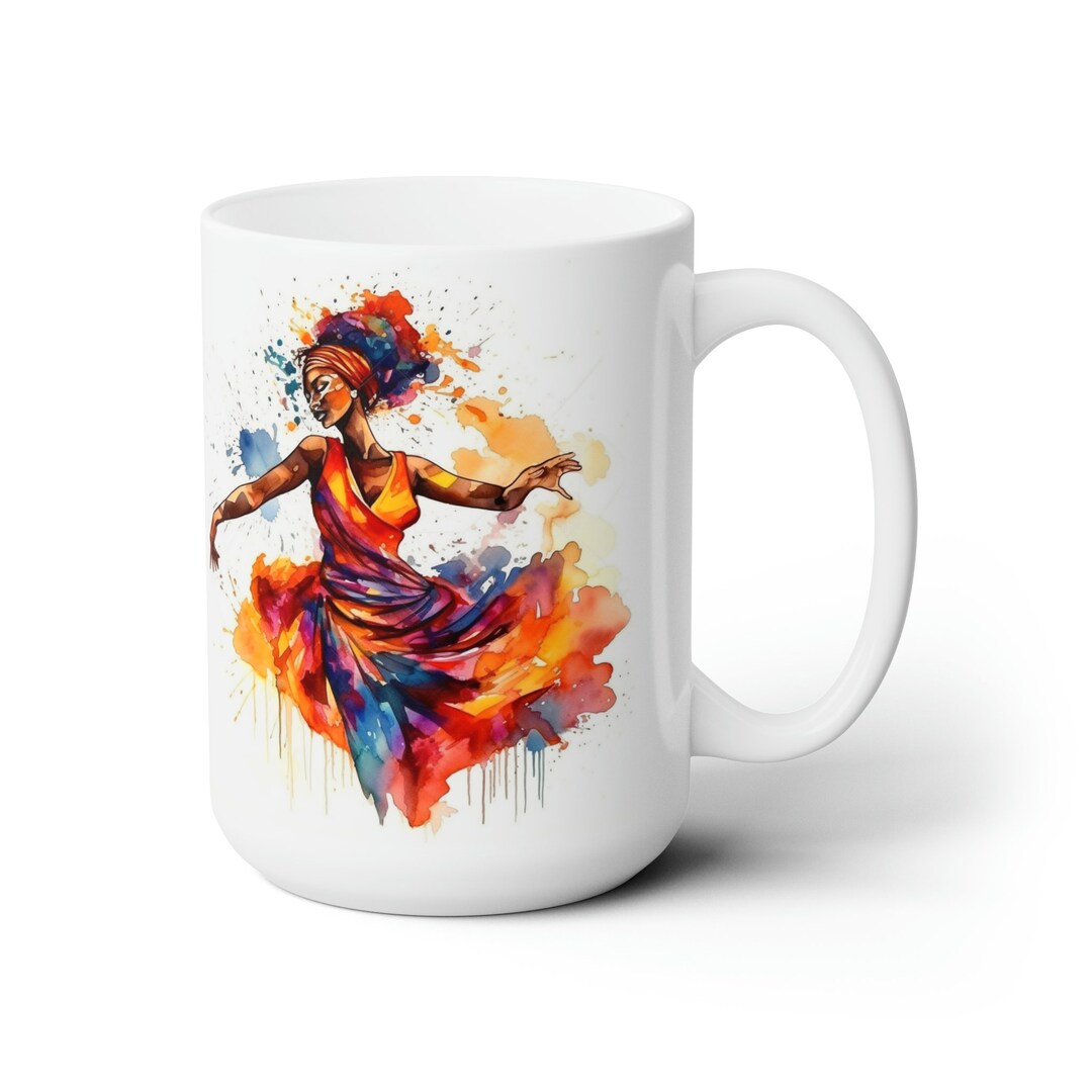 Dance Diva, Black Girl Magic, Black Women Mug, Black Girl Gift, Gift ...