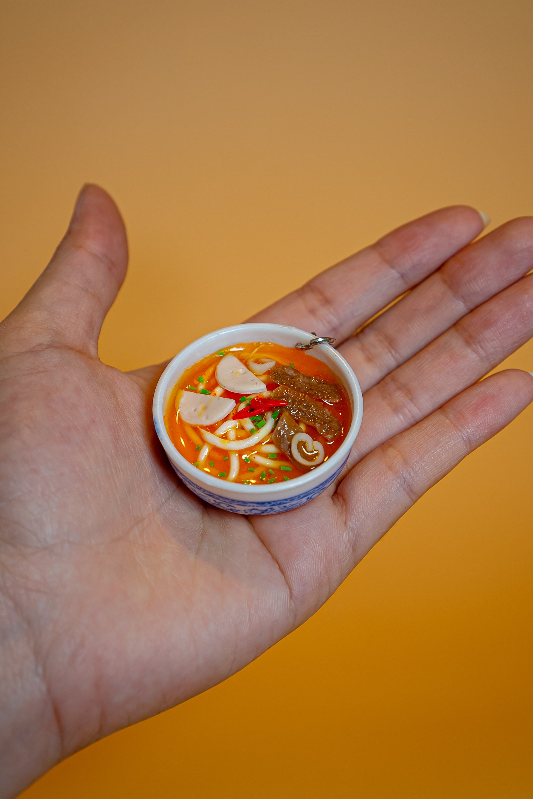 Creative Bun Bo Hue Noodles Bowl Keychain/spicy Vietnamese Beef & Pork ...