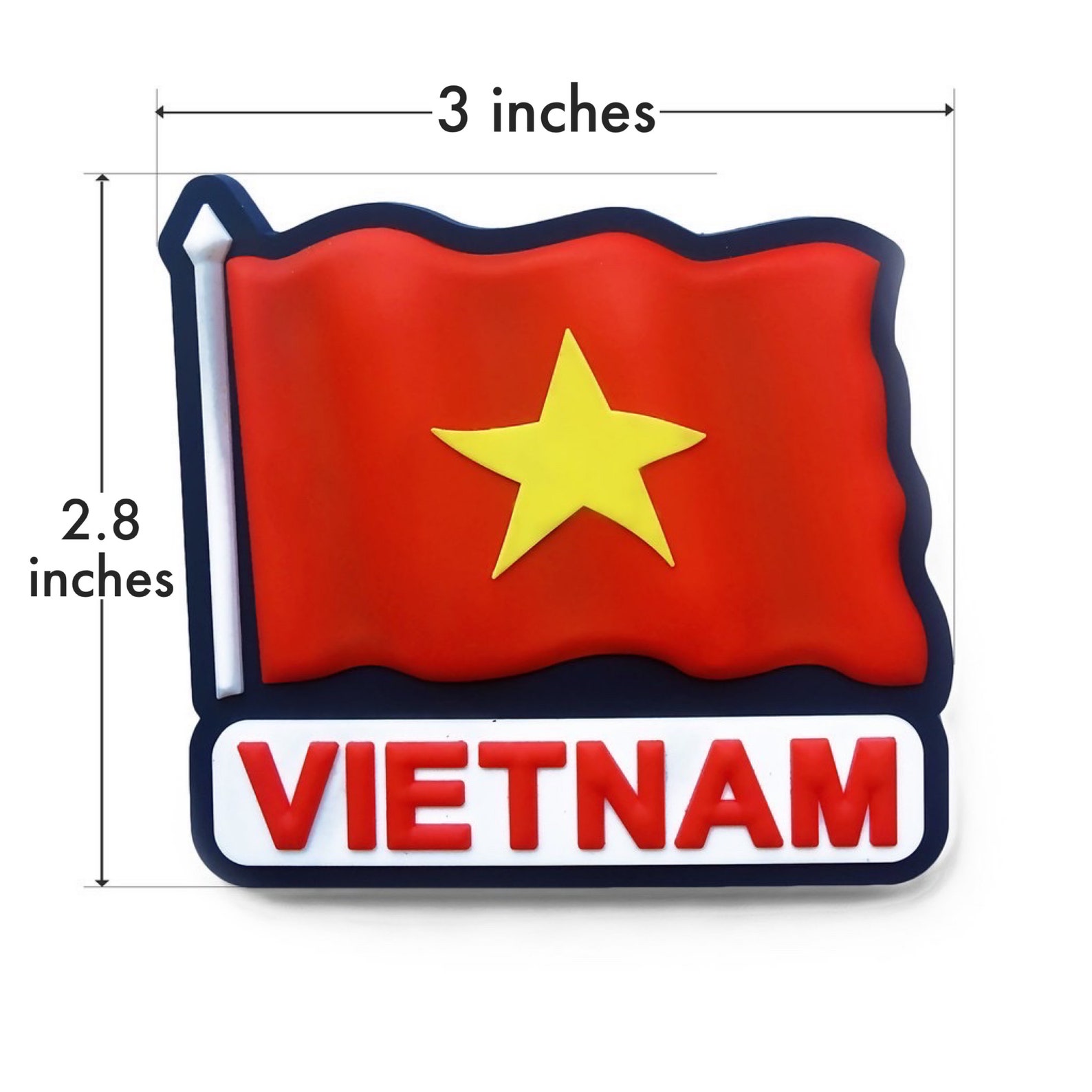 Vietnam Flag Magnet/flag of Vietnam/ Flag Magnet/ Heavy Duty Magnets - Etsy