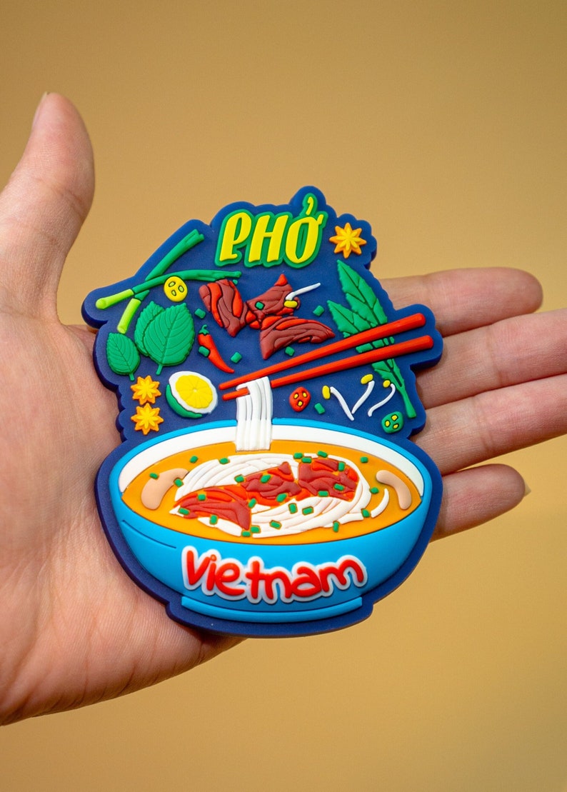 Colorful Pho Soup Heavy Duty Fridge Magnet Vietnamese - Etsy