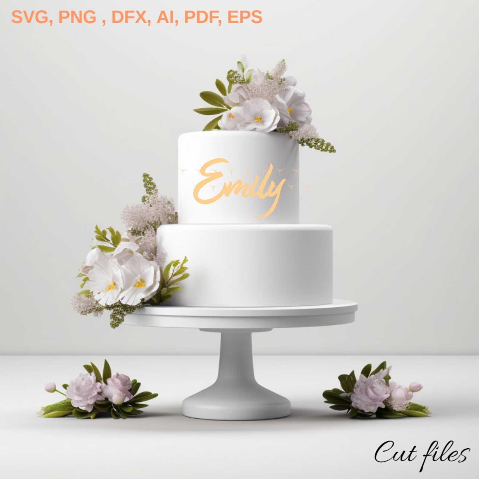 Emily Cake Topper SVG Cake Topper Svg Birthday Svg Dxf - Etsy UK