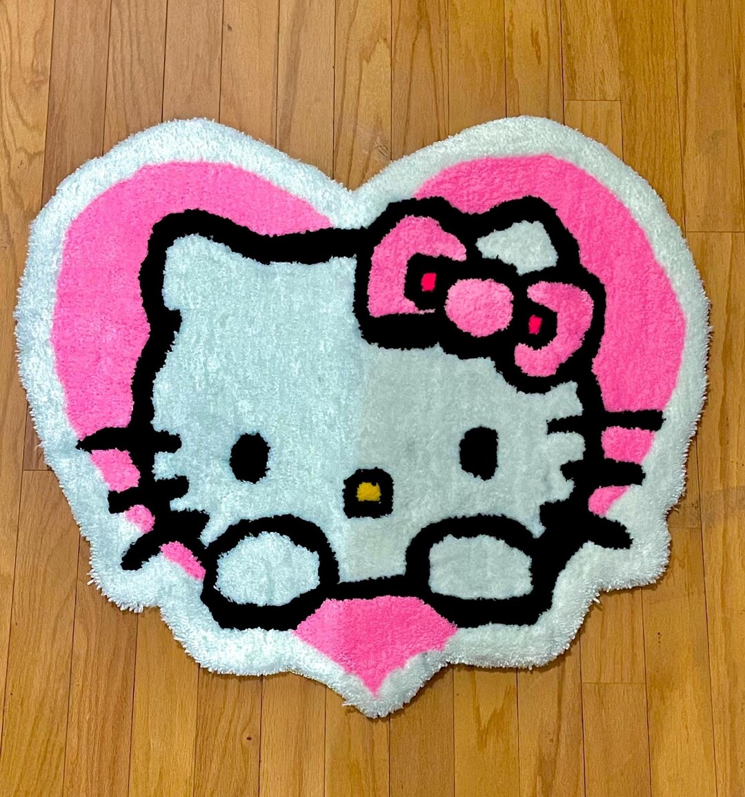 Hello Kitty Custom Tufted Rug for Minimalist Hypebeast Bedroom Decor ...