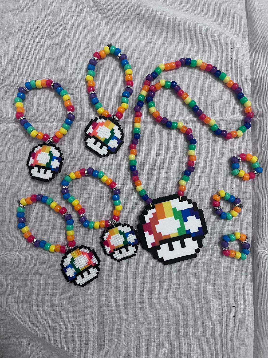 Mario Themed Kandi Perlers - Etsy