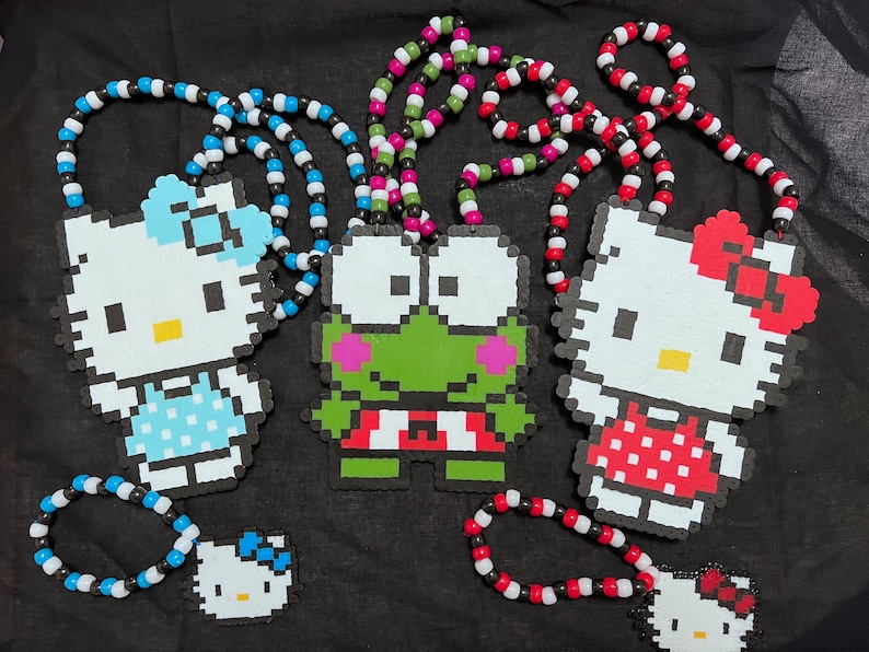 Sanrio Themed Kandi Perlers Hello Kitty - Etsy