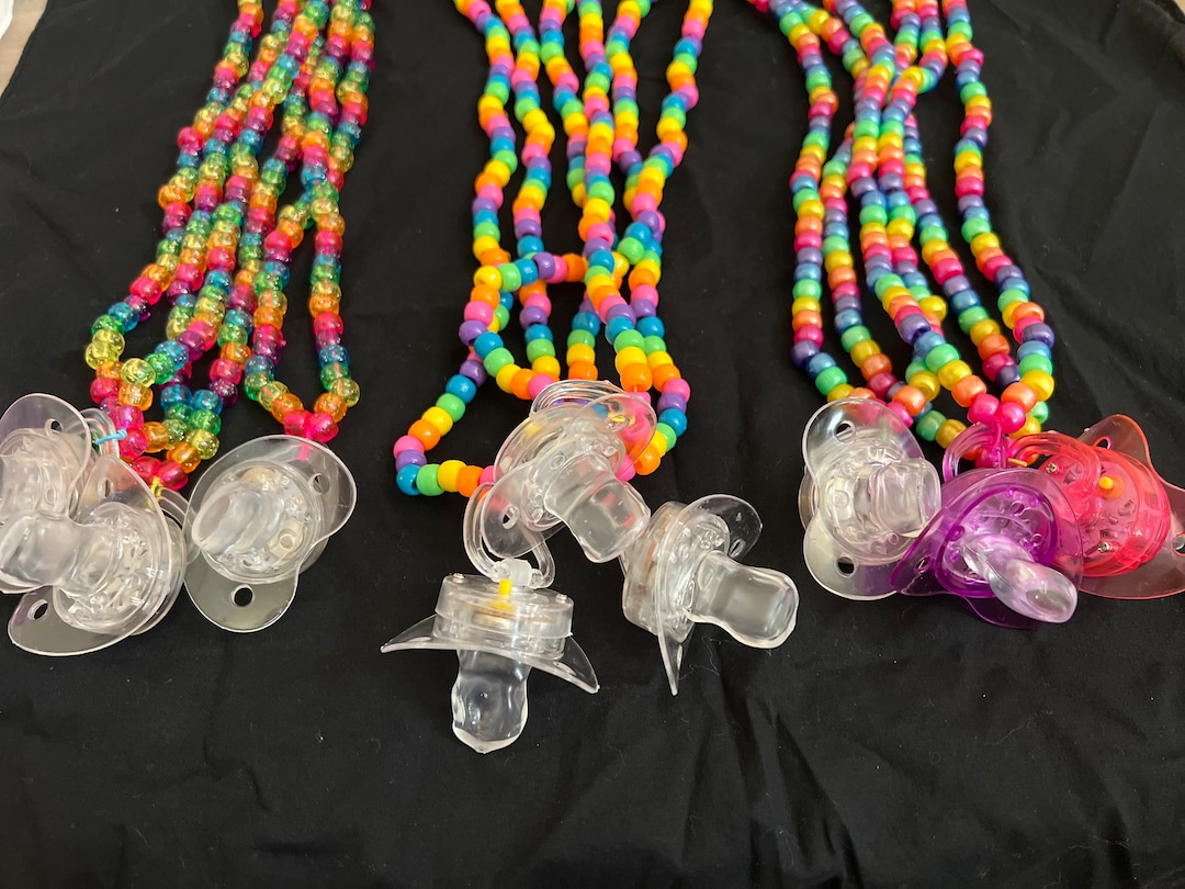Soft Kandi Pacifier Kandi Necklace - Etsy