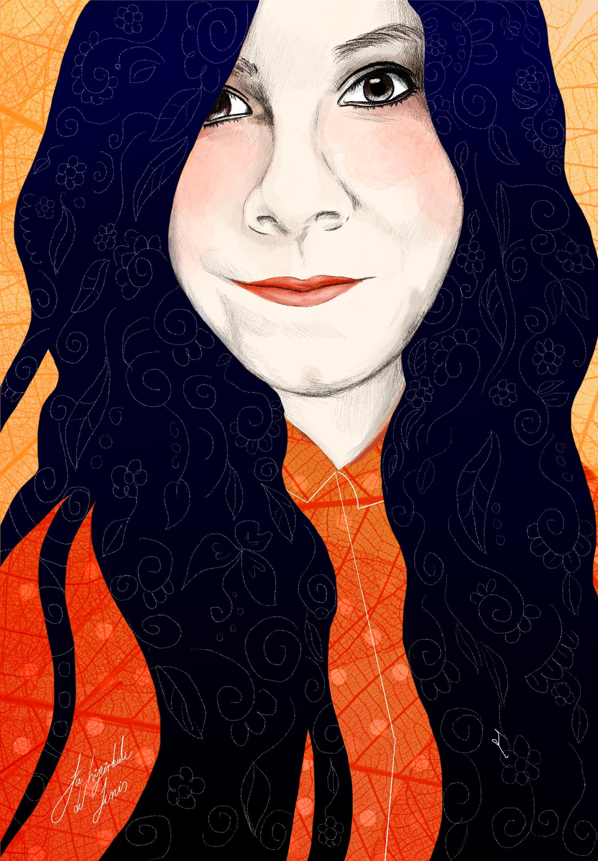 Custom Portrait Custom Illustration Portrait From Photo Etsy