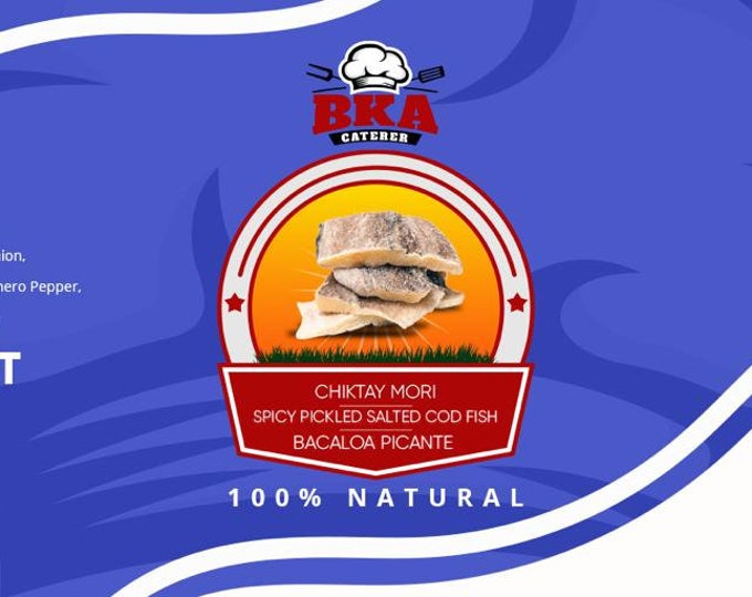 BKA Chiktay Moru Pickled Salted Cod Fish Haïtian Appetizer 16 Oz - Etsy