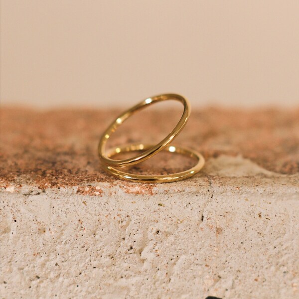 Double Band Ring - Etsy