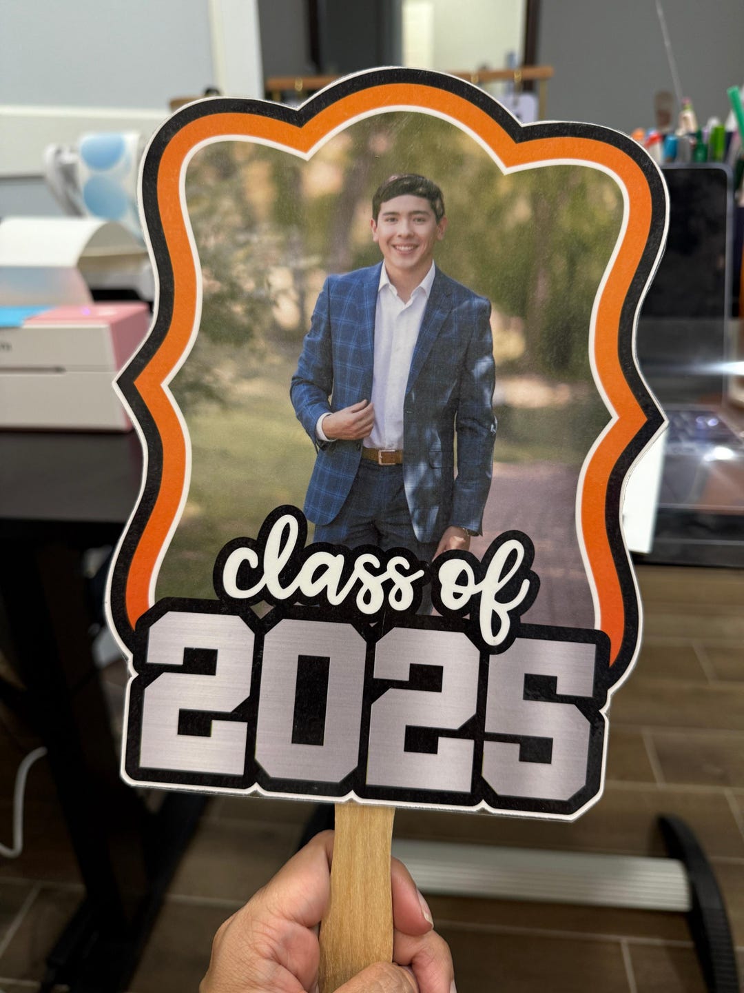 Custom Graduation Fan | Party Favor | Keepsake With Graduate Picture ...