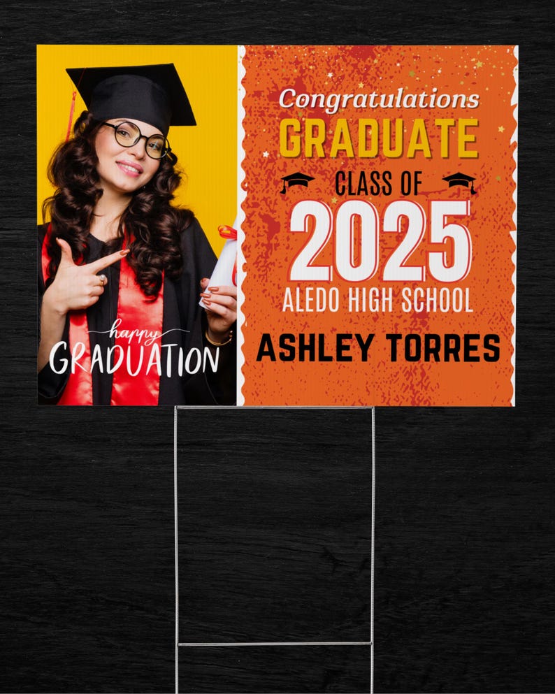 Happy Graduation! Senior Class Yard Sign | Party Decoration - Etsy