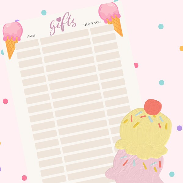 Ice Cream Theme - Etsy