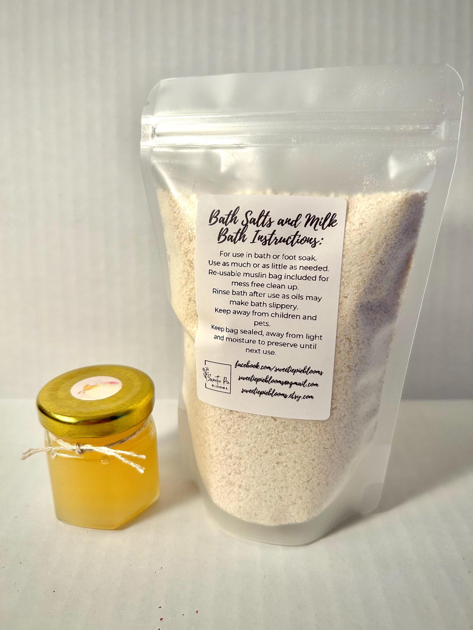 Oatmeal Honey Milk Bath Soak - Etsy