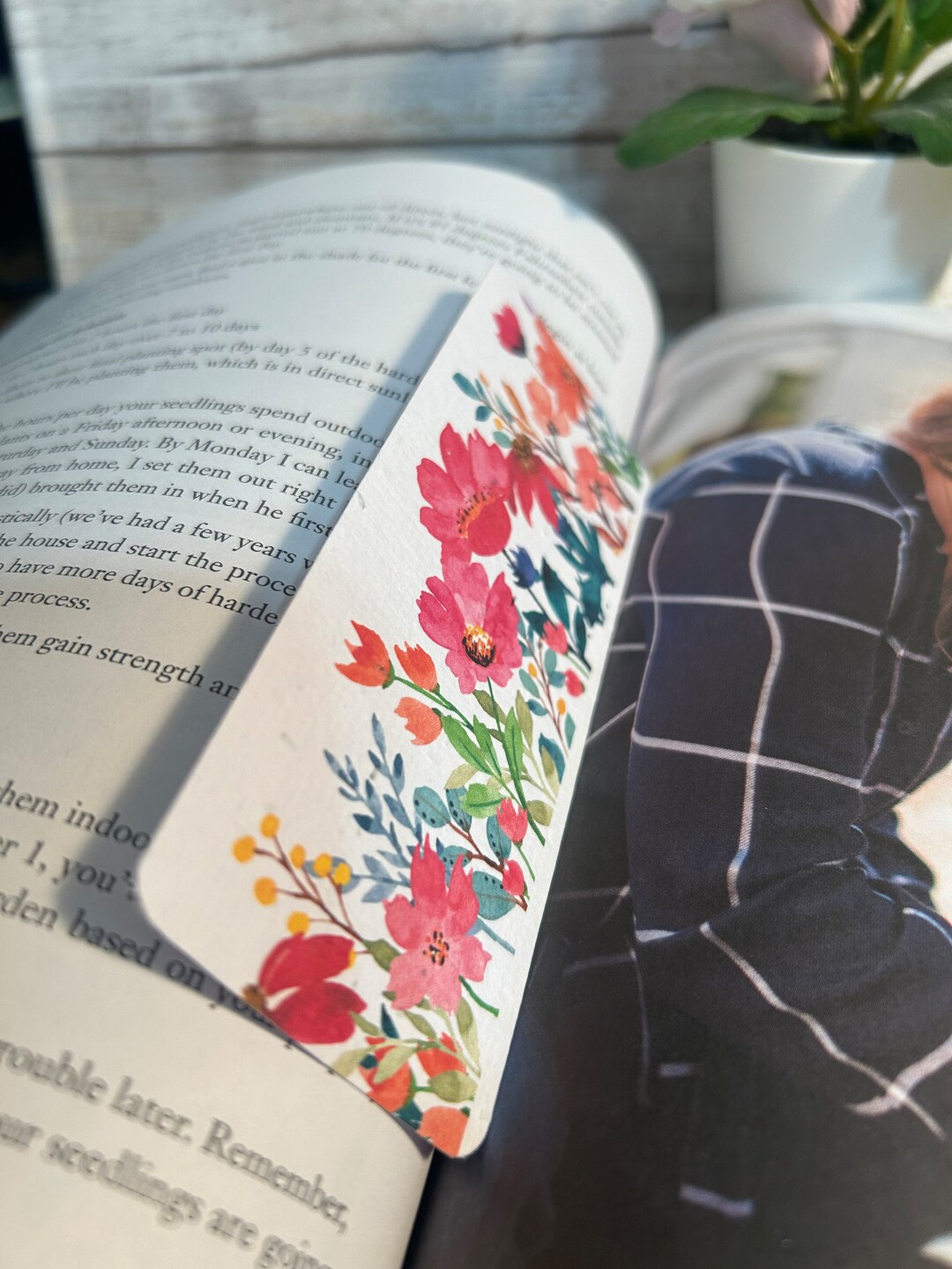 Plantable Floral Bookmarks | Wildflower Seed Paper Eco-friendly Grow ...