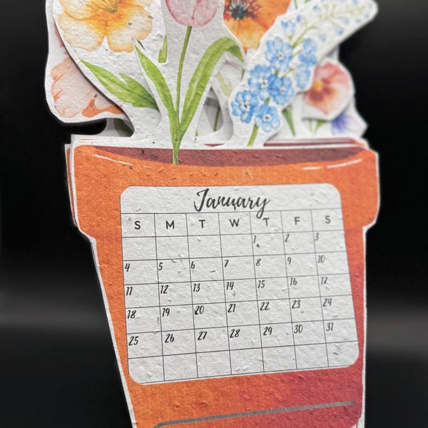 2026 Plantable Seed Calendars - Etsy