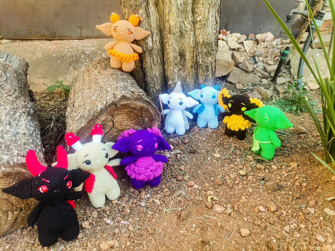 Crochet Ethel the Little Goblin Pattern (8 in 1 Crochet Goblin Pattern ...