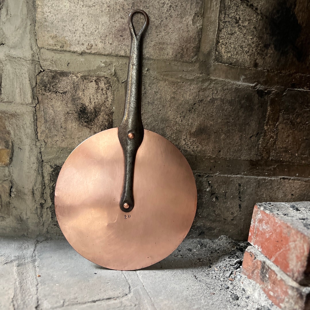 French Vintage Copper Lid 20 Cm 1.25mm NEW TIN - Etsy
