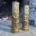 WW1 Pair French Trench Art Brass Artillery Shell 90mm 12 Tall Stamped ...