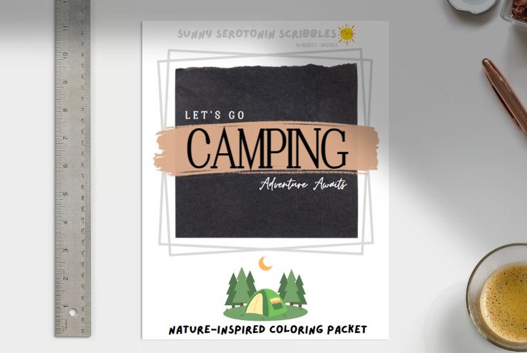 Let's Go CAMPING Printable Packet - Etsy