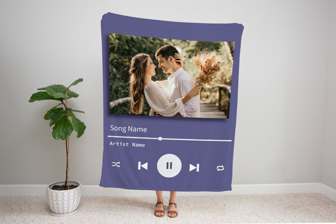 Personalized Music Blanket - Customized Blanket With Your Favorite Song ...