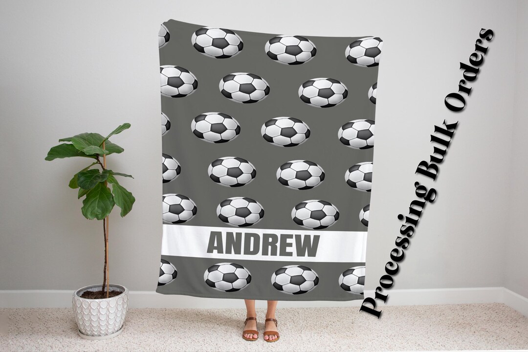 Personalized Photo Minky Blanket – Custom Team & Logo Blanket, Bulk ...