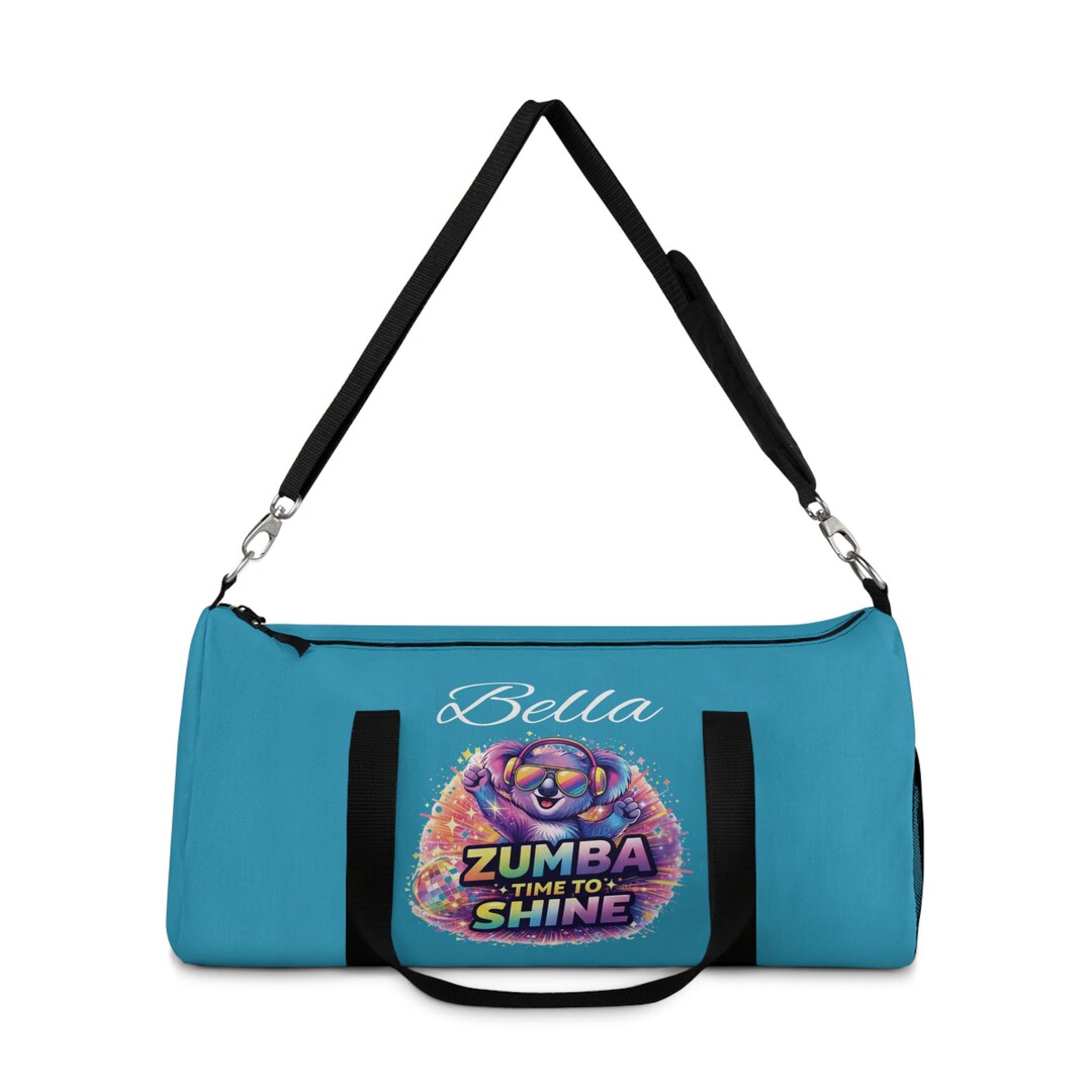 Zumba Time to Shine Duffel Bag | Personalized, Name Option, Koala Bear ...