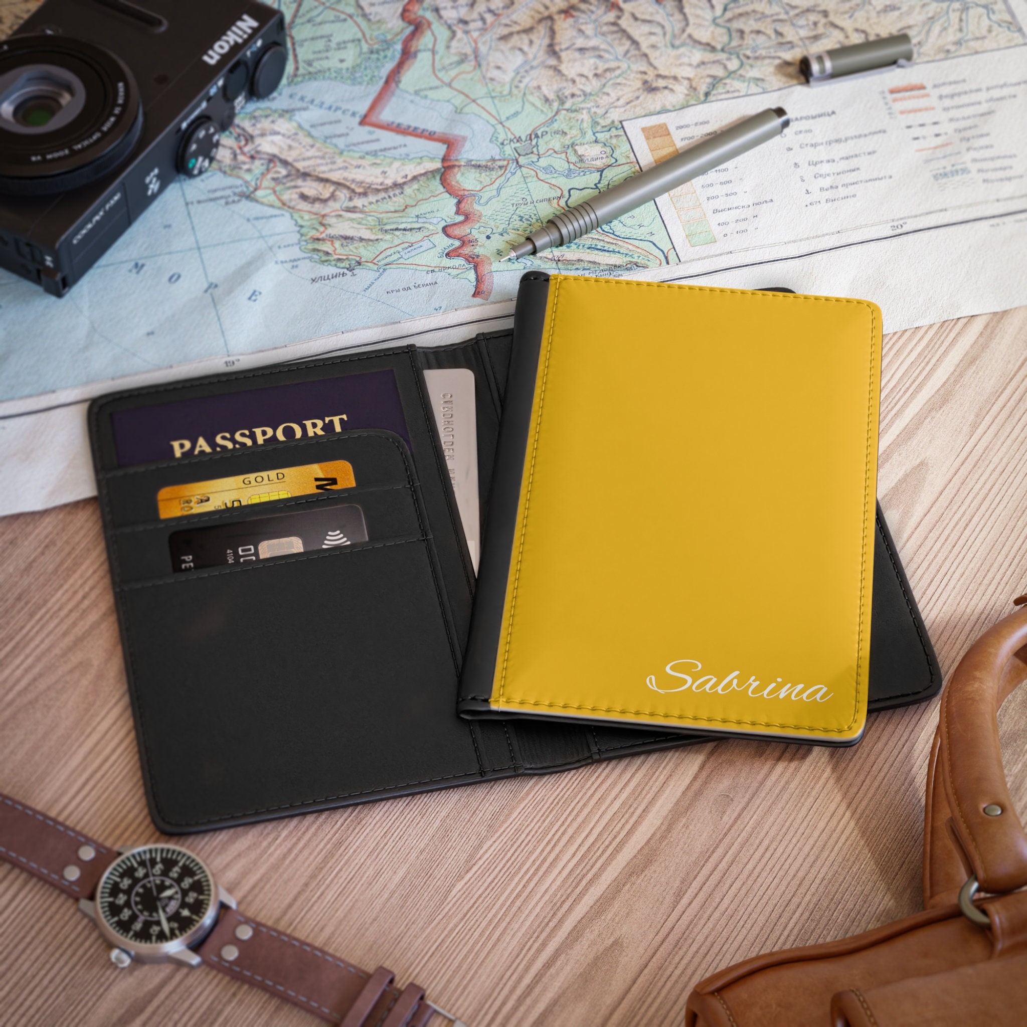 Passport Cover, Personalized, Personalized Name Gift,family Passport ...