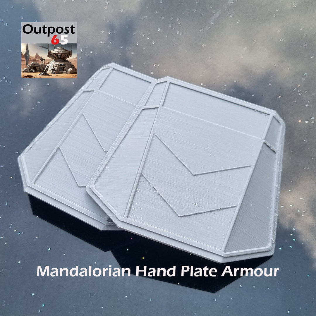 Mandalorian Hand Plate Armour DA pair - Etsy