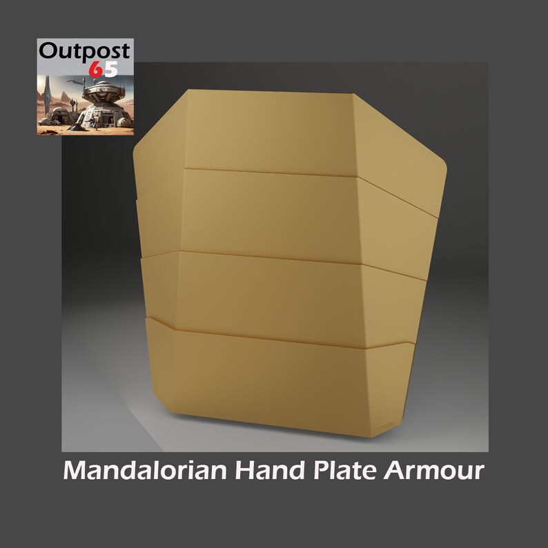 Mandalorian Hand Plate Armour HVY pair - Etsy