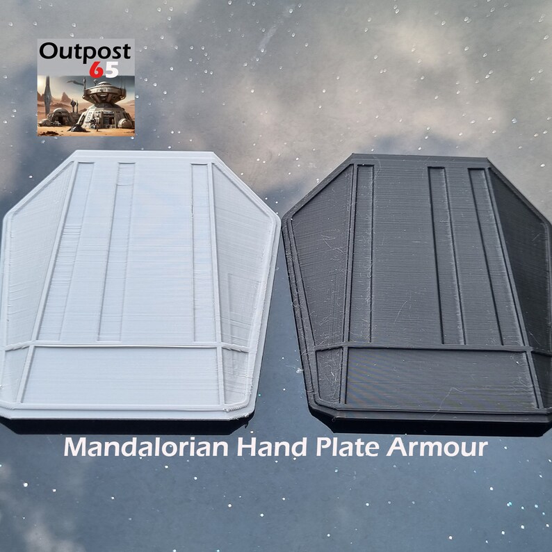 Mandalorian Hand Plate Armour DS pair - Etsy