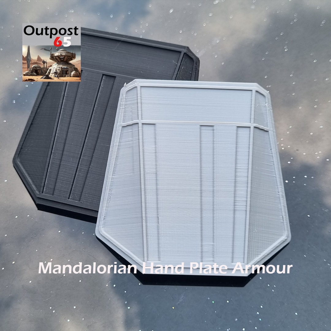 Mandalorian Hand Plate Armour DS pair - Etsy