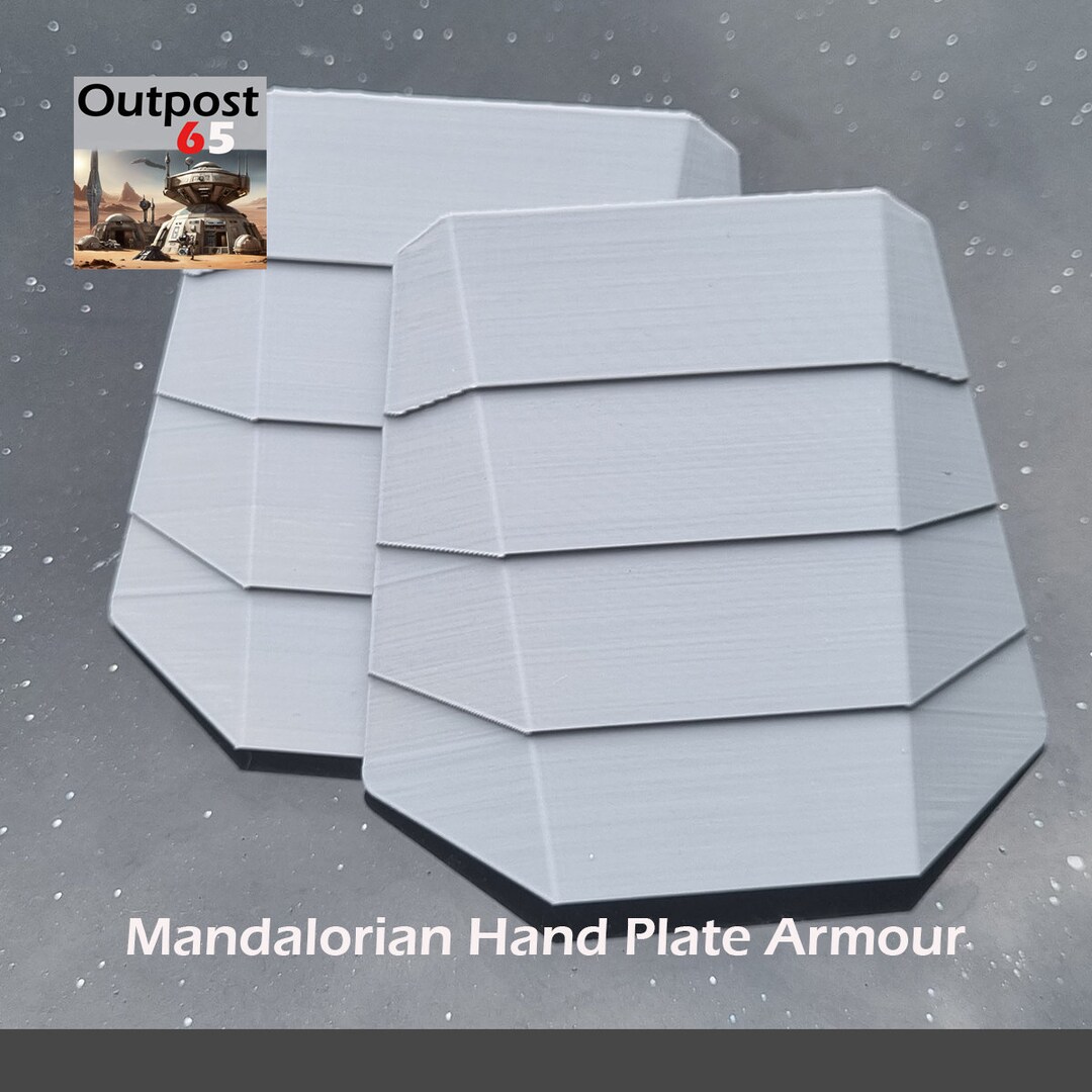 Mandalorian Hand Plate Armour HVY pair - Etsy