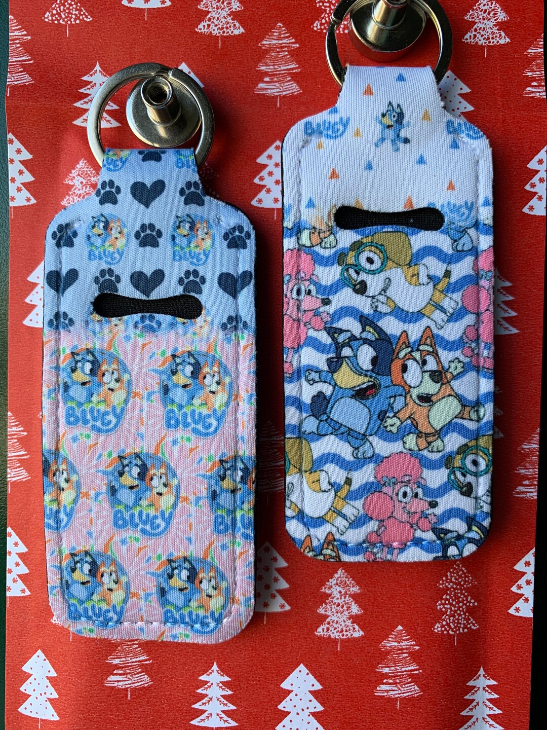 Bluey and Bingo Chapstick/lipstick Holder Keychain for Your Keychain ...
