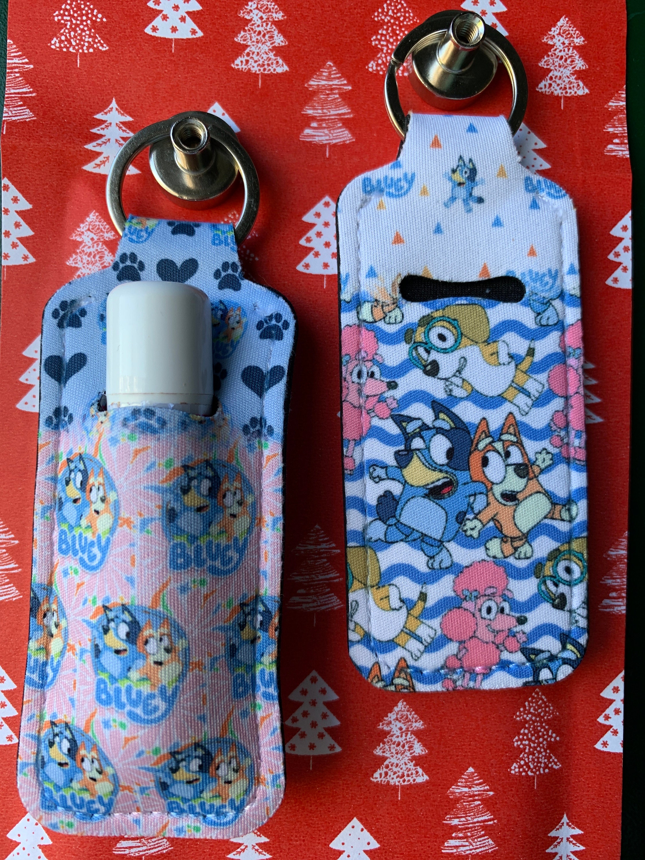 Bluey and Bingo Chapstick/lipstick Holder Keychain for Your Keychain ...
