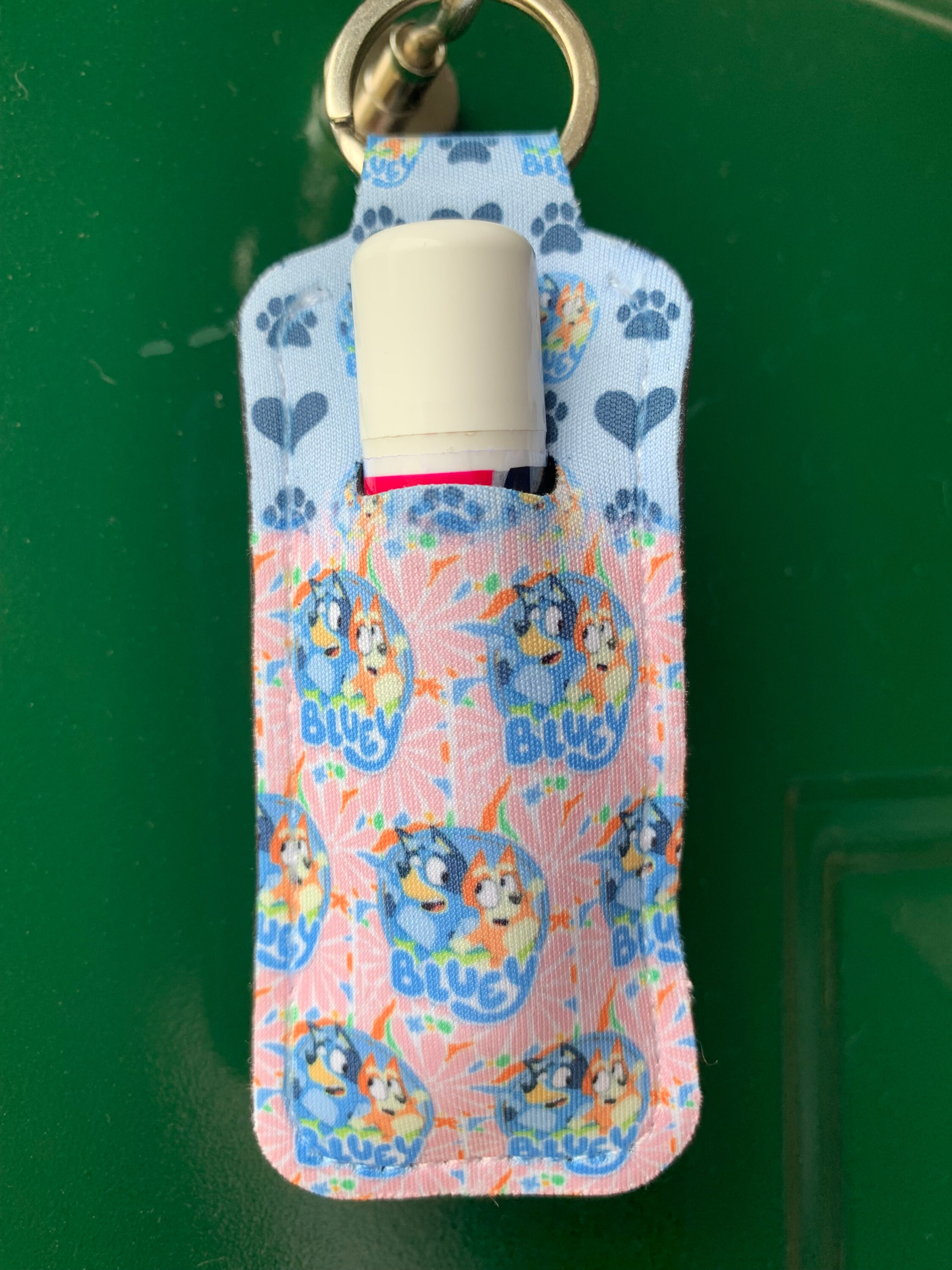 Bluey and Bingo Chapstick/lipstick Holder Keychain for Your Keychain ...