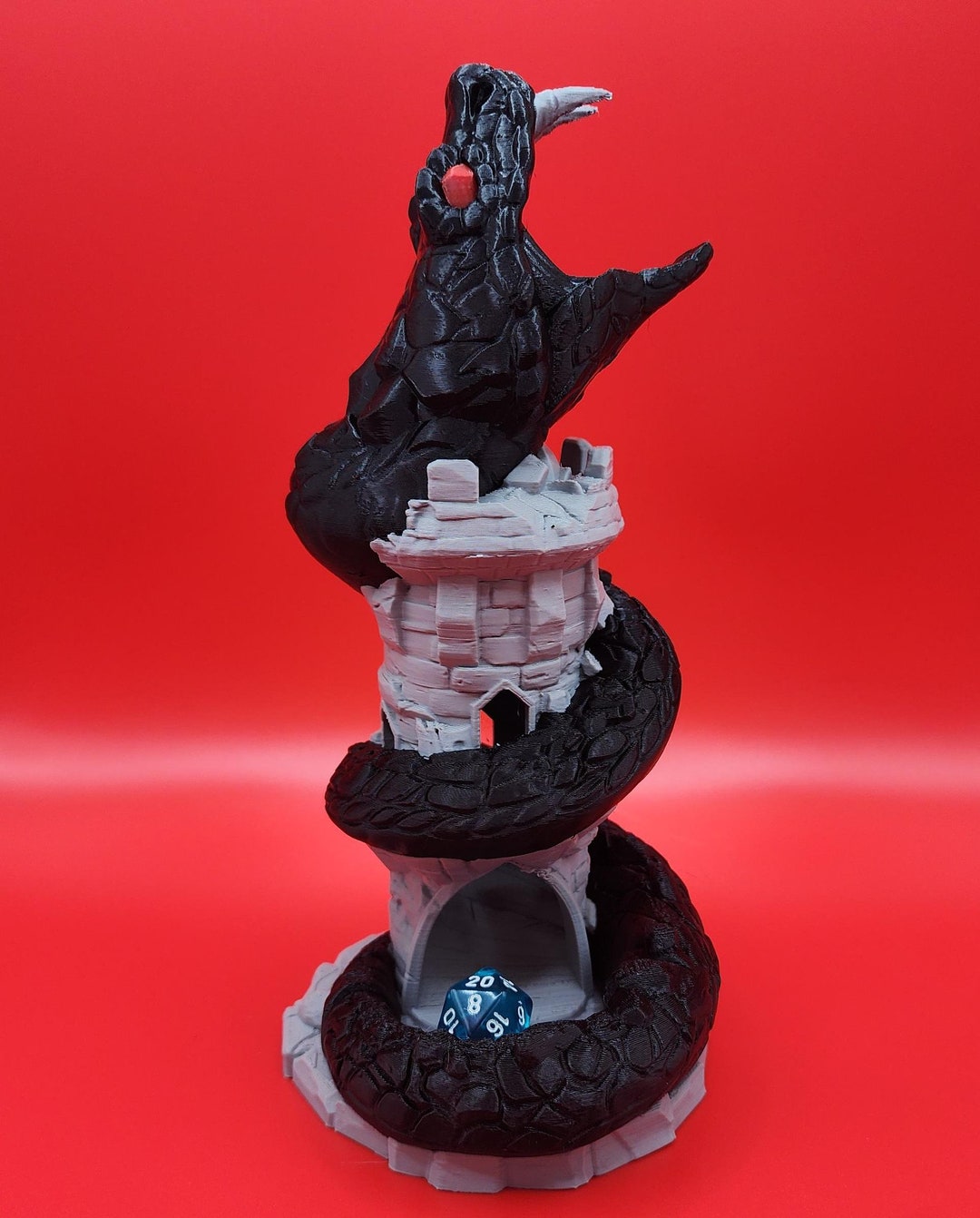 Basilisk Dice Tower | 3D Printed RPG Tabletop Accessory - Etsy