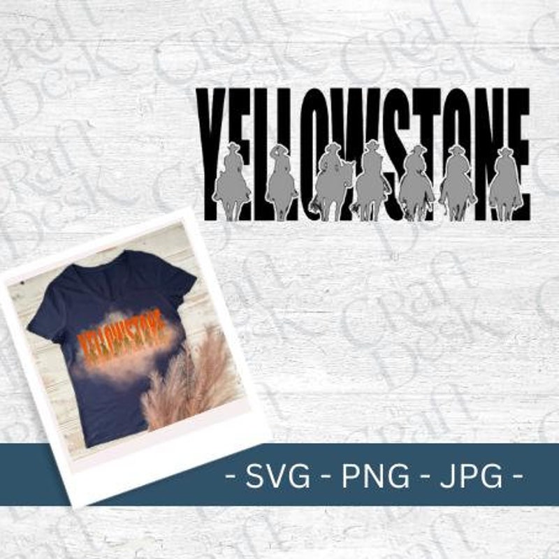 Yellowstone Svg - Etsy