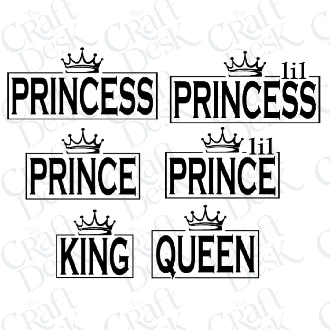 Royal Family SVG | Matching Family SVG | Family SVG | Design File ...