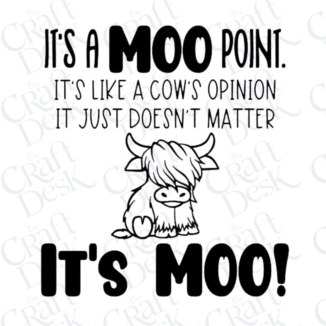 Moo Point SVG | Friends SVG | Cow SVG | Design File | Digital File ...