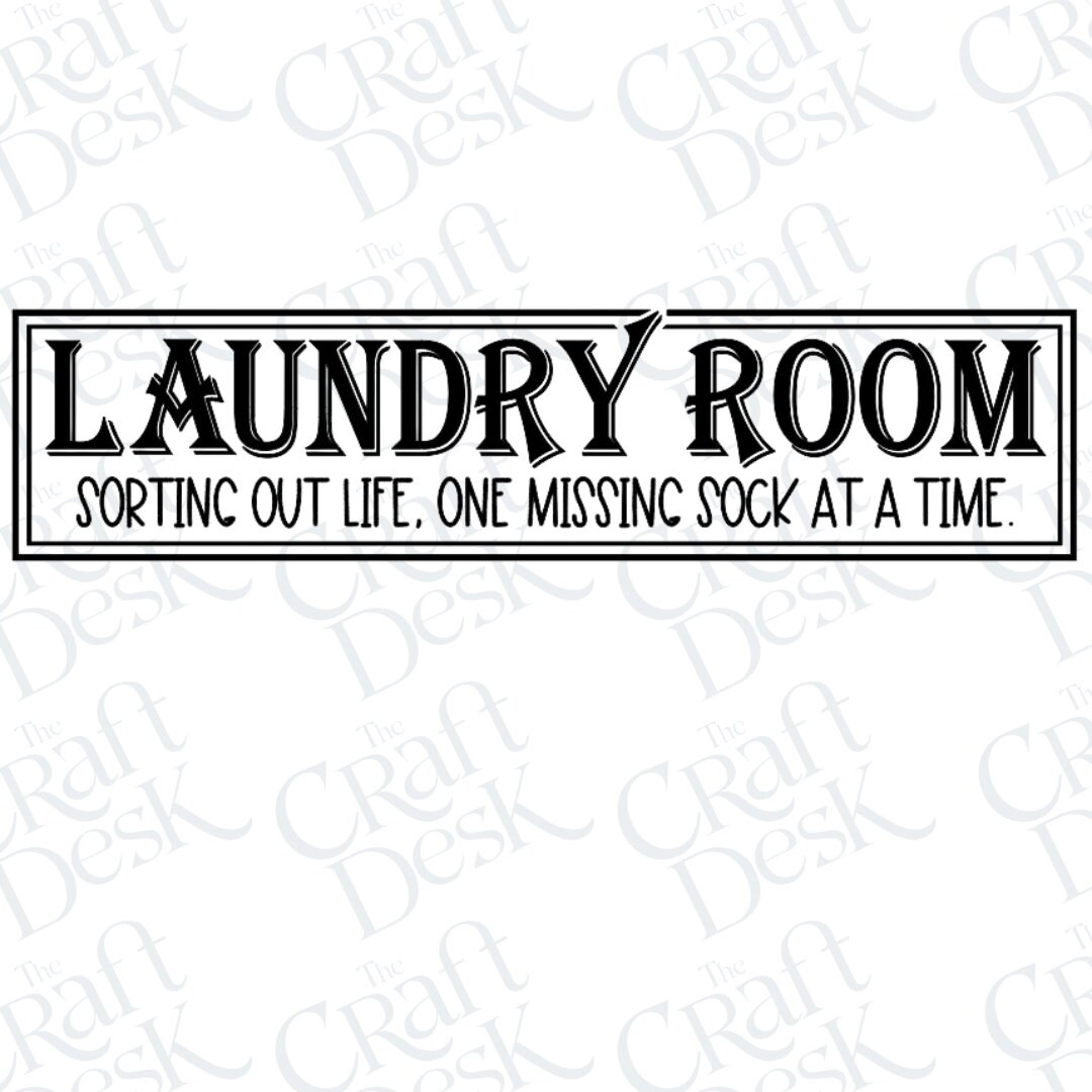 Laundry Room Sign SVG | Laundry SVG | Wall Sign SVG | Design File ...