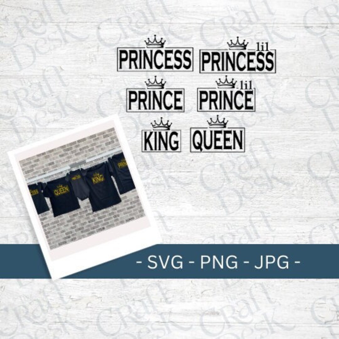 Royal Family SVG | Matching Family SVG | Family SVG | Design File ...