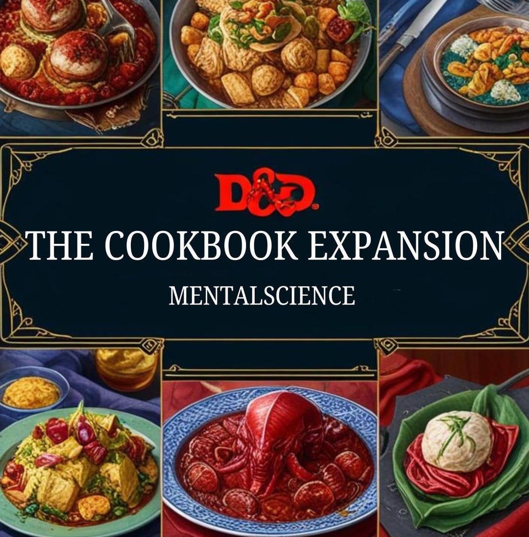 Dnd Cookbook! Hippocamper's Complete Cookbook Expansion 5e - Etsy UK