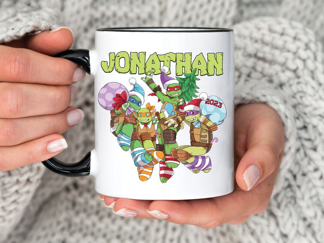 Personalized Ninja Turtles Mug Ninja Mug Turtle Cartoon Mug - Etsy