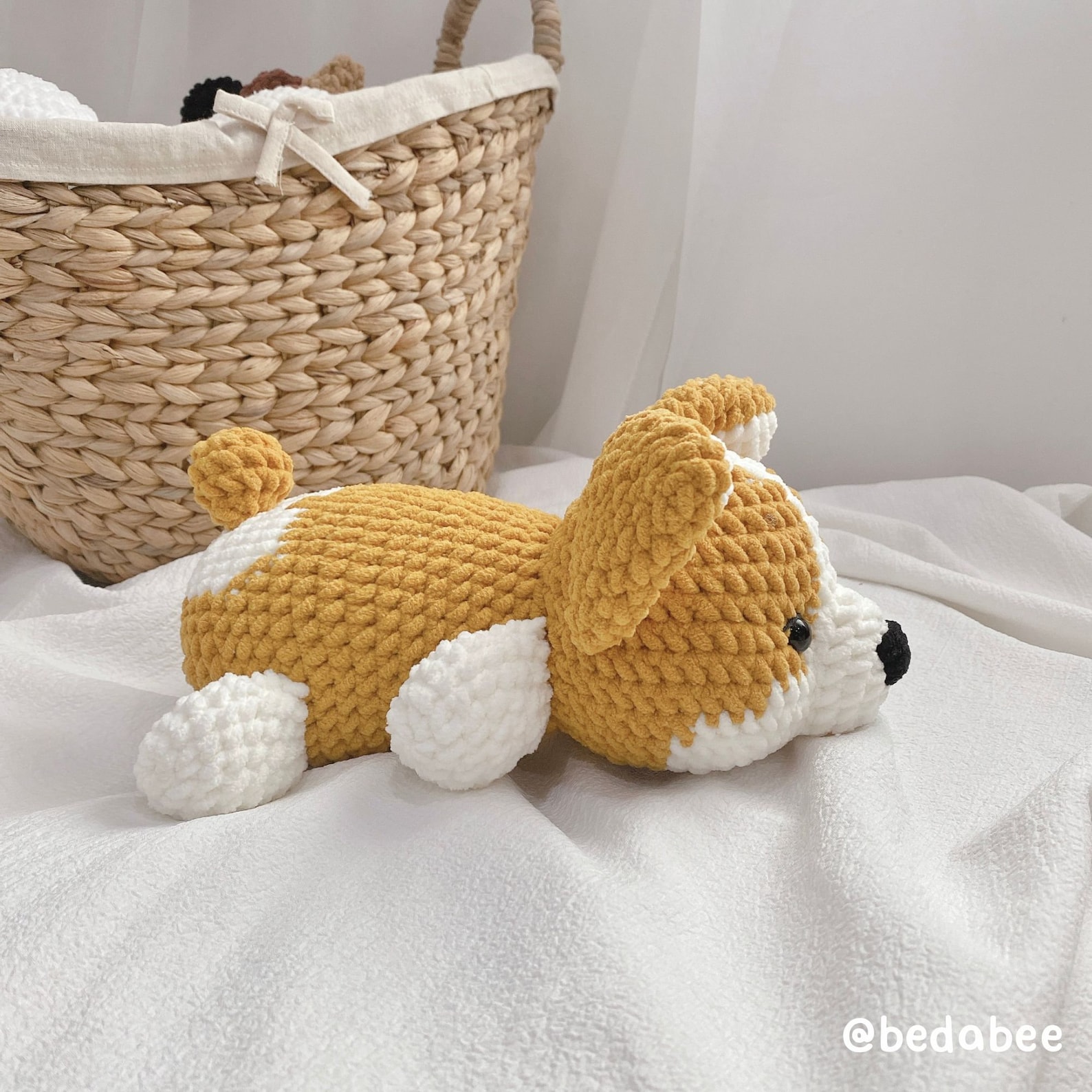 Crochet Pattern Corgi, Amigurumi Dog Puppy, PDF File Tutorial Pattern ...
