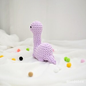 No Sew Little Brontosaurus Apatosaurus Dinosaur Crochet Pattern ...