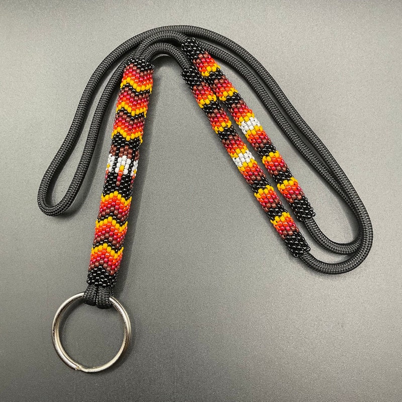Indigenous lanyard beaded - Etsy México