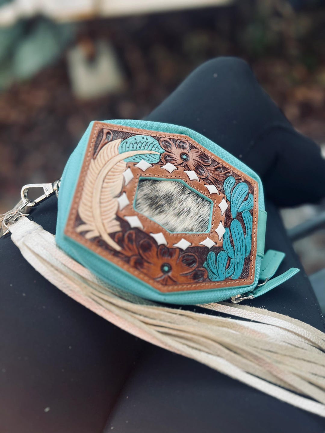 Hectagon Cactus Mini Wallet - Etsy
