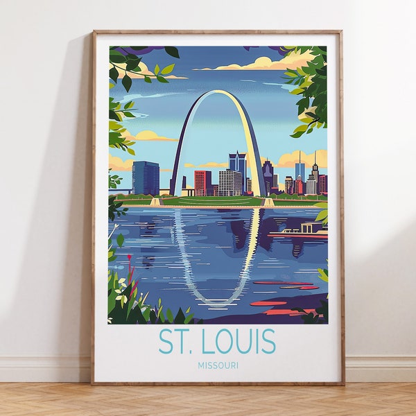 St Louis Poster - Etsy
