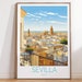 Sevilla Spain Travel Poster Spain Travel Poster, Sevilla Spain Poster ...