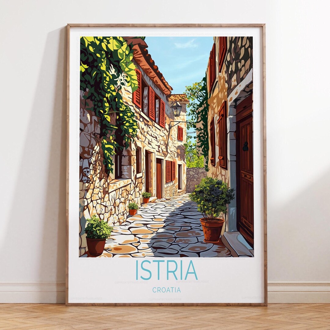 Istria Croatia Travel Wall Art, Istria Travel Poster, Croatia Travel ...