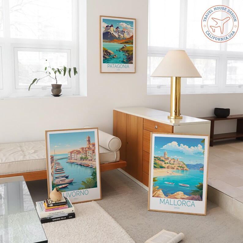 Mallorca Spain Travel Poster, Mallorca Spain Poster Wall Art, Mallorca ...